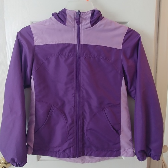 Jackets & Coats | Girls Two Tone Purple Hooded Reversible Jacket | Poshmark